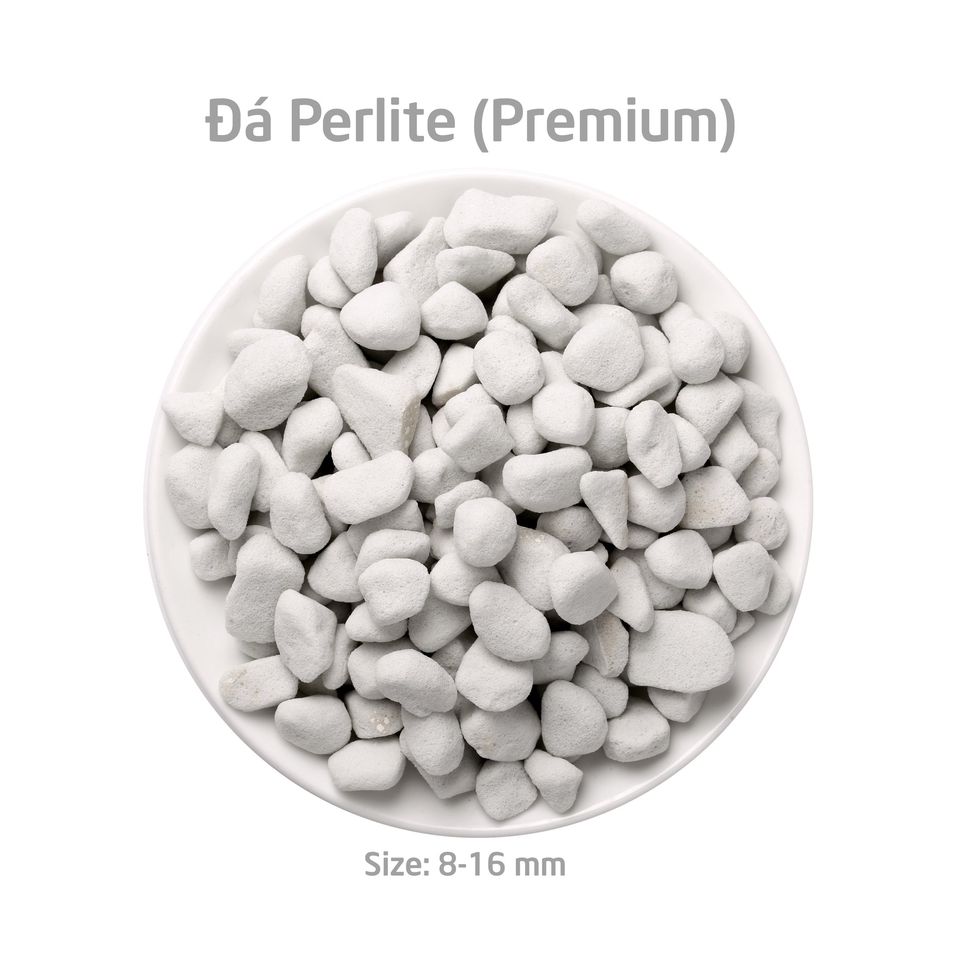 Đá Perlite - Đá trân châu 3-6mm (10kg)