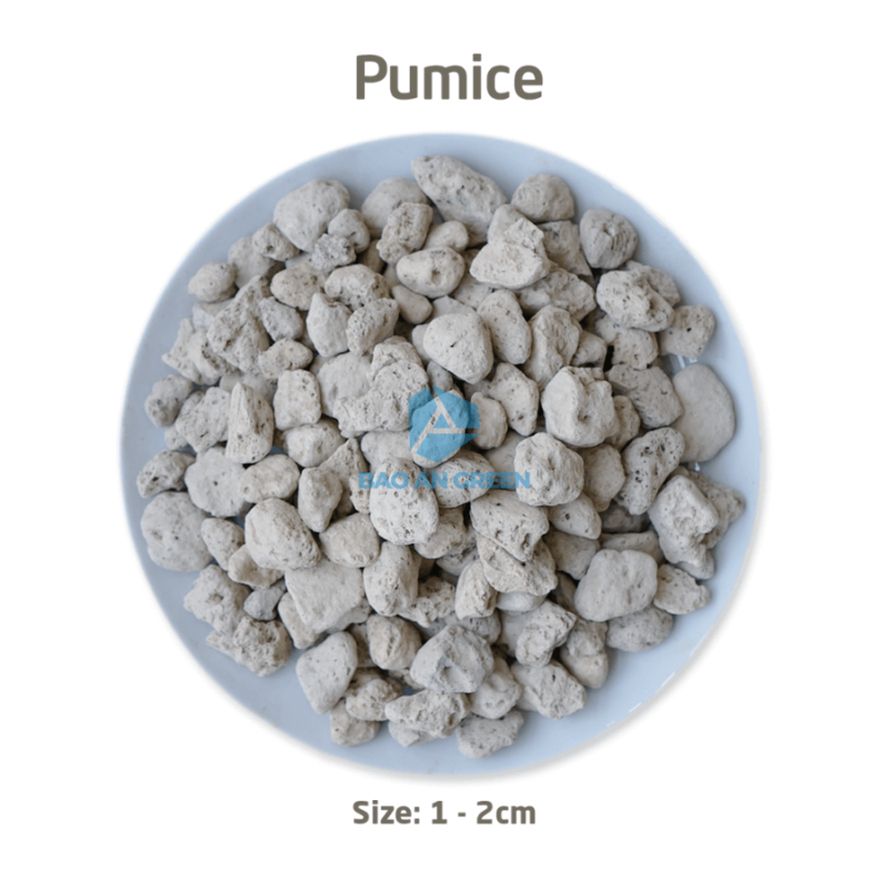 Đá Bọt Pumice Indonesia 10-20mm (1kg) Làm Giá Thể Trồng Cây